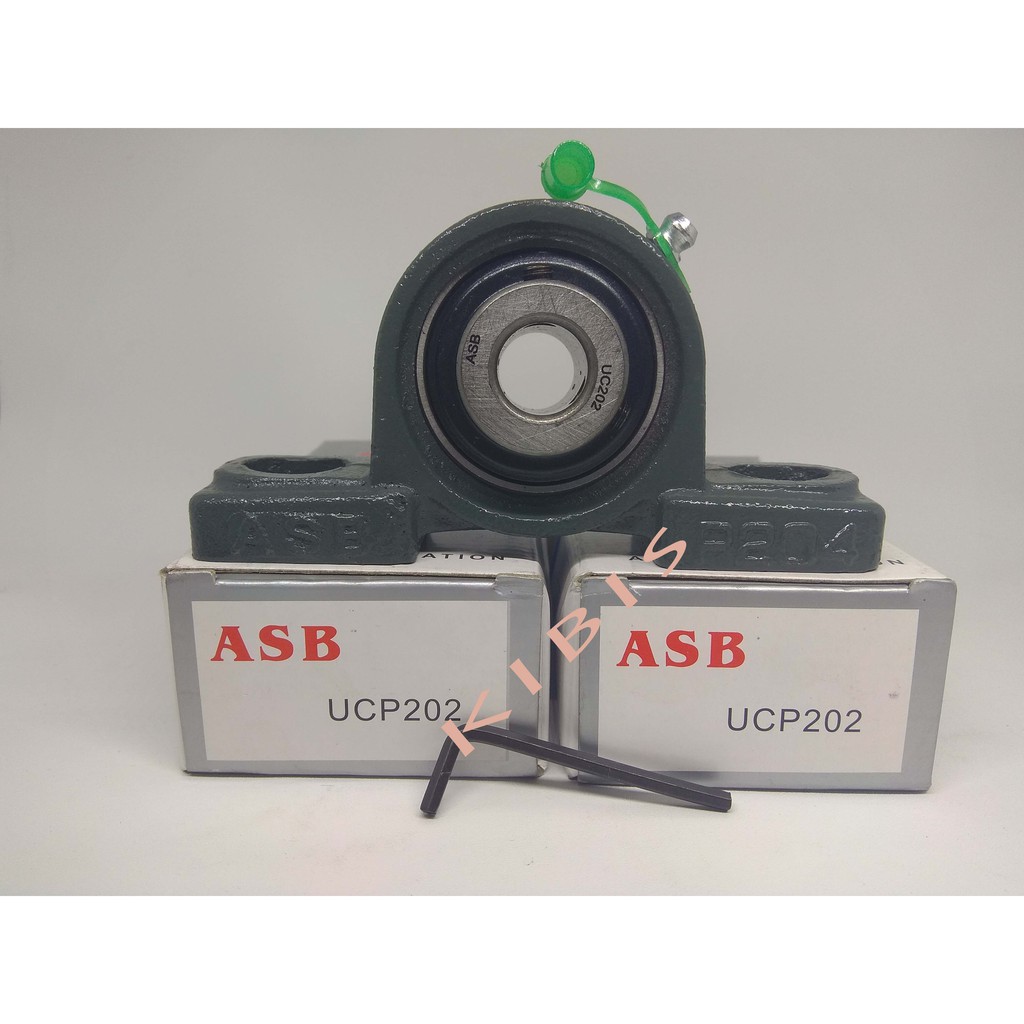 Jual UCP 202 ASB PILLOW BLOCK BEARING UNIT BEARING MESIN | Shopee Indonesia