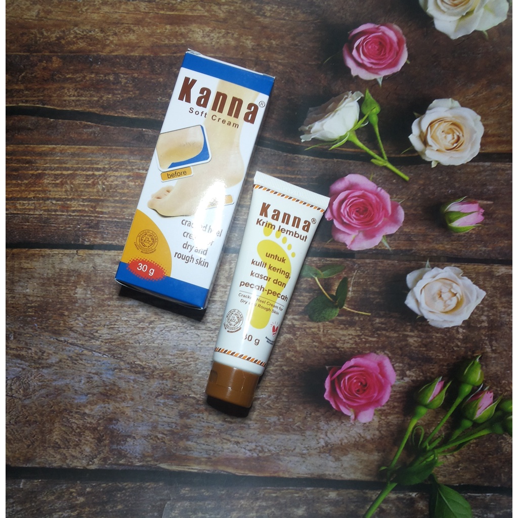 Jual Kanna Soft Cream 30g-Krim untuk kulit pecah dan kasar-foot cream ...