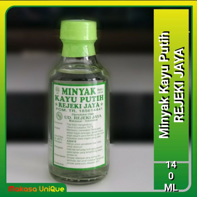 Jual Minyak KAYU PUTIH Rejeki Jaya 140ML | Shopee Indonesia
