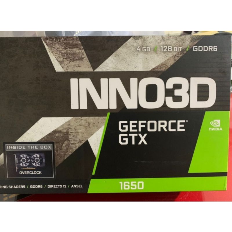 Jual VGA Inno 3D GTX 1650 4GB DDR6 [STOK KOSONG] | Shopee Indonesia