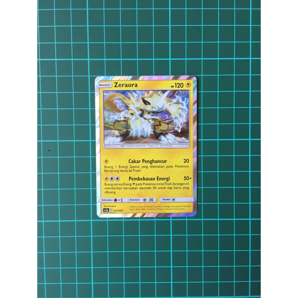 Jual Zeraora Foil Set 5 Kartu Pokemon TCG Indonesia | Shopee Indonesia