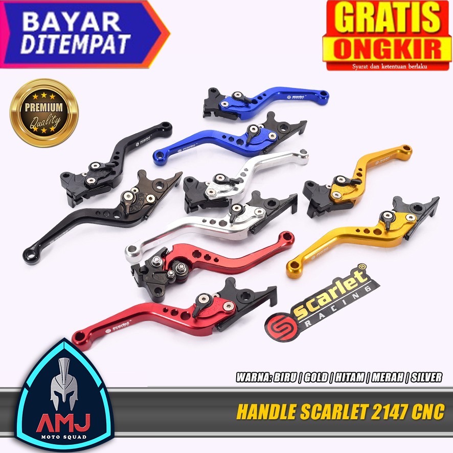 Jual Handle Handel Kopling SCARLET 2147 CNC Biasa JUPITER MX warna ...