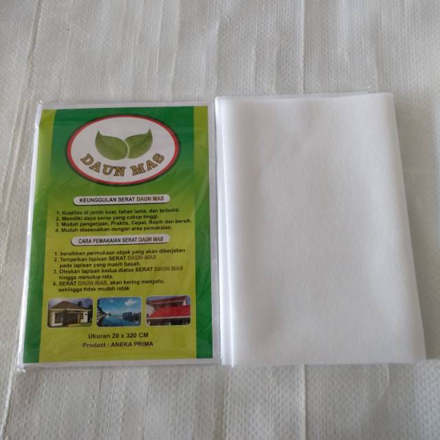 Jual Serat Fiber Tisu/Serat Aquaproof Daun Mas | Shopee Indonesia