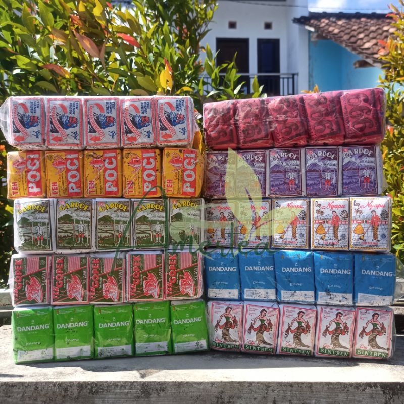 Jual Teh Tubruk 1 Slop isi 10pcs Kemasan 40gr Khas Wedangan Angkringan ...