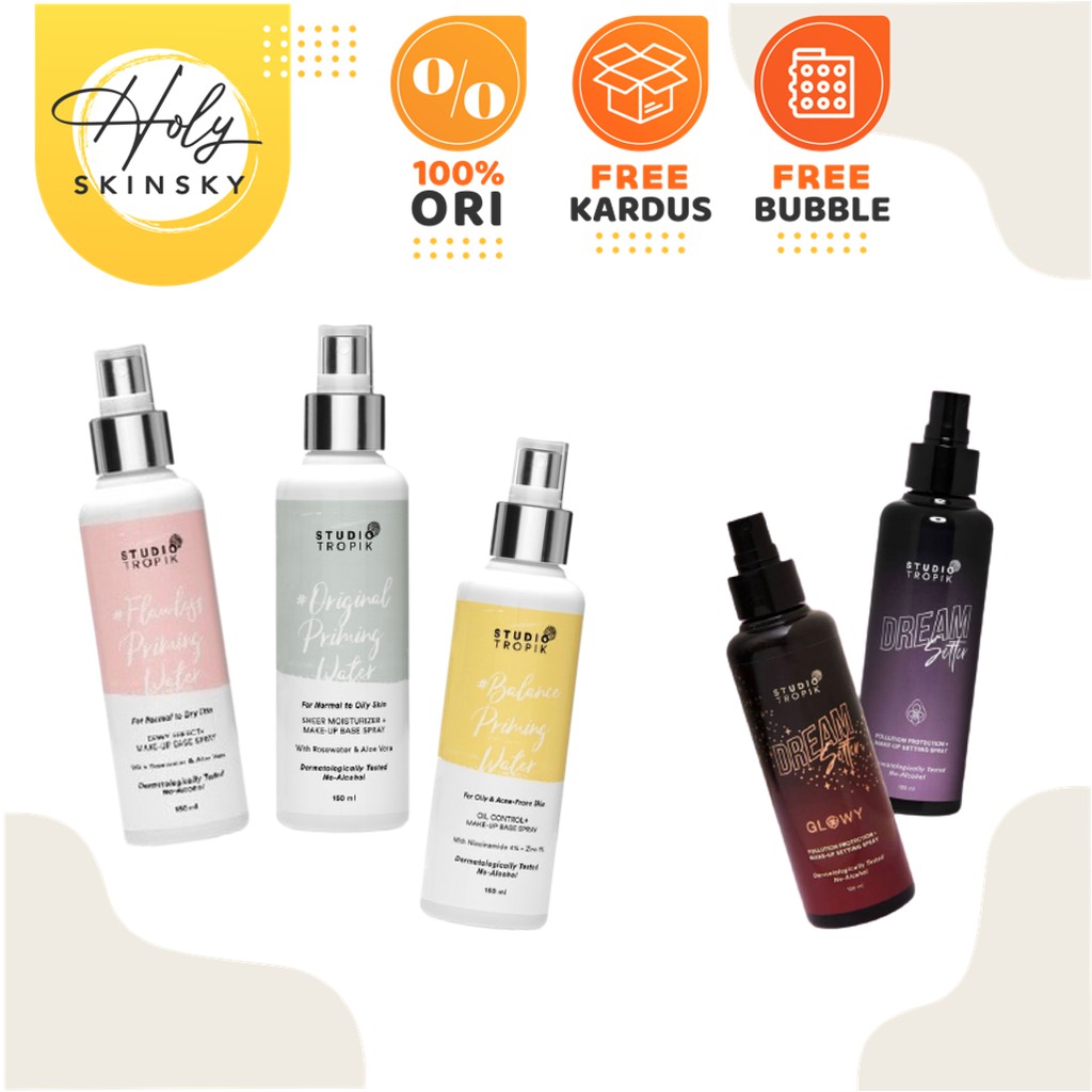 Jual STUDIO TROPIK Priming Water Original / Flawless / Balance ...