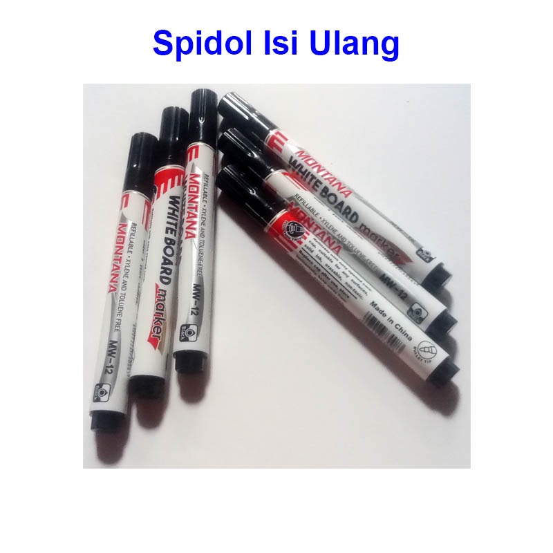 Jual Spidol Isi Ulang Non Permanen Bisa dihapus spt Snowman - Spidol ...