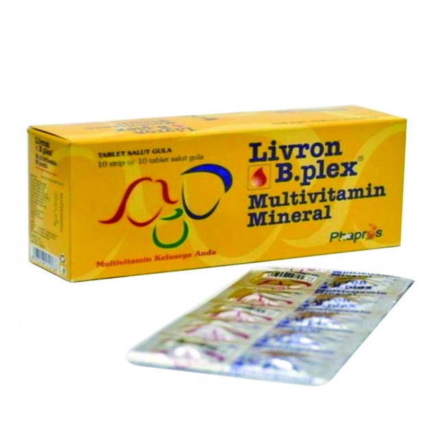 Jual Livron B Plex (10 strip @ 10 tablet) | Shopee Indonesia
