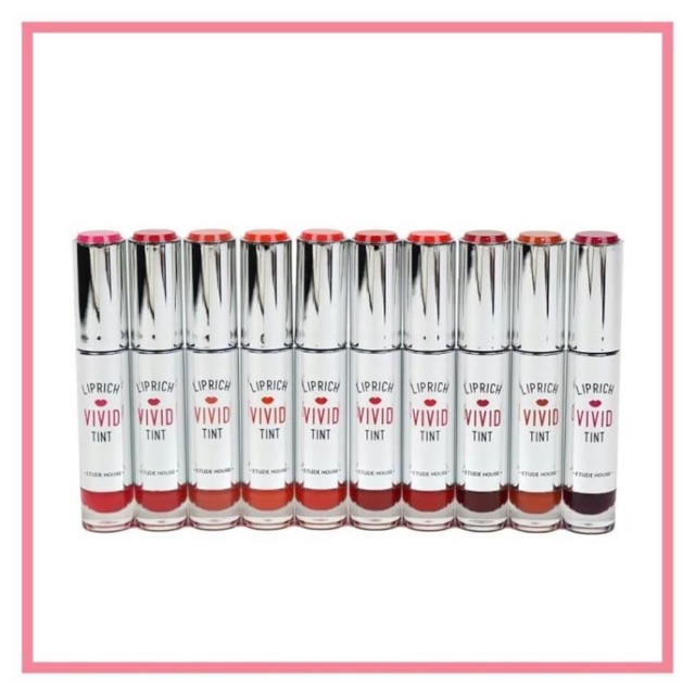 Jual ETUDE Lip Rich Vivid Tint | Shopee Indonesia