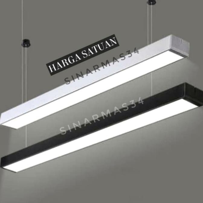 Jual READY Lampu Gantung Kanor Office Balok TL LED 40watt Minimalis ...