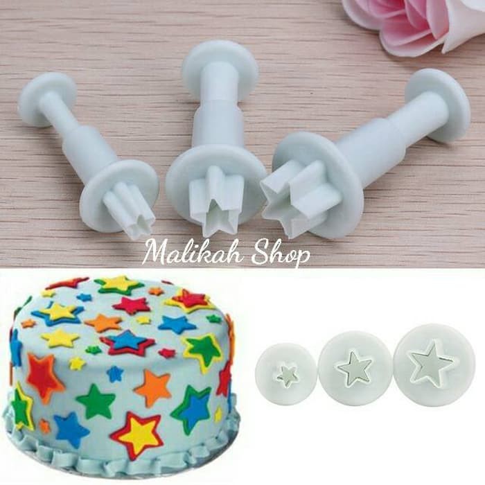 Jual Plunger / Stamp Cutter Star Bintang (Fondant- Cookies) | Shopee ...