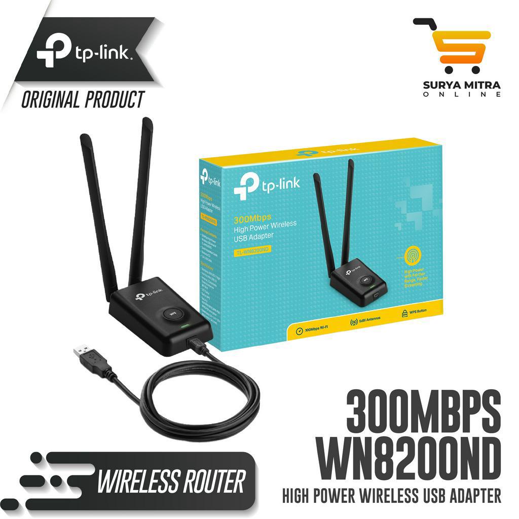 Jual TP-LINK TL-WN8200ND : TPLink 300Mbps High Power Wireless USB ...