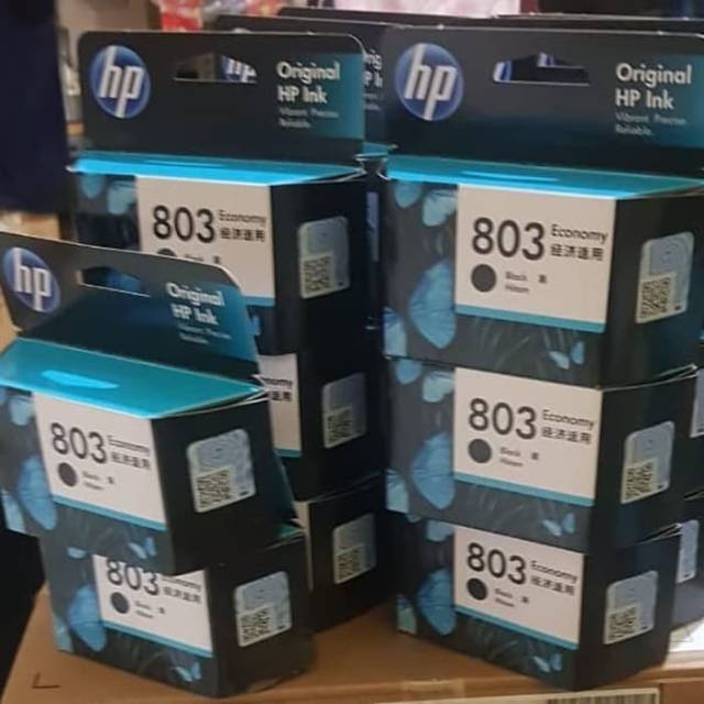 Jual Cartridge HP 803 Black Original kemasan baru eco | Shopee Indonesia