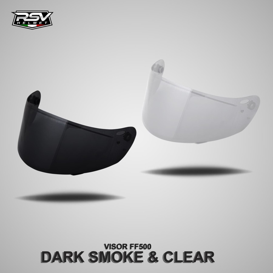 Jual RSV VISOR KACA HELM FF500 | CLEAR & DARKSMOKE | KACA HELM FF 500 ...