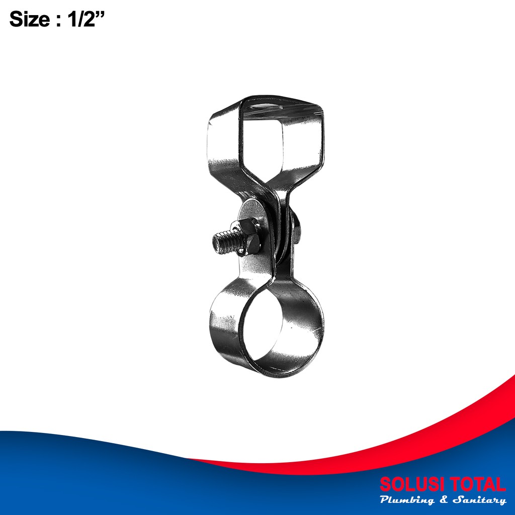 Jual Klem Gantung Pipa 1/2 Inch Hanger Clamp 1/2" Lokal Murah Tebal ...