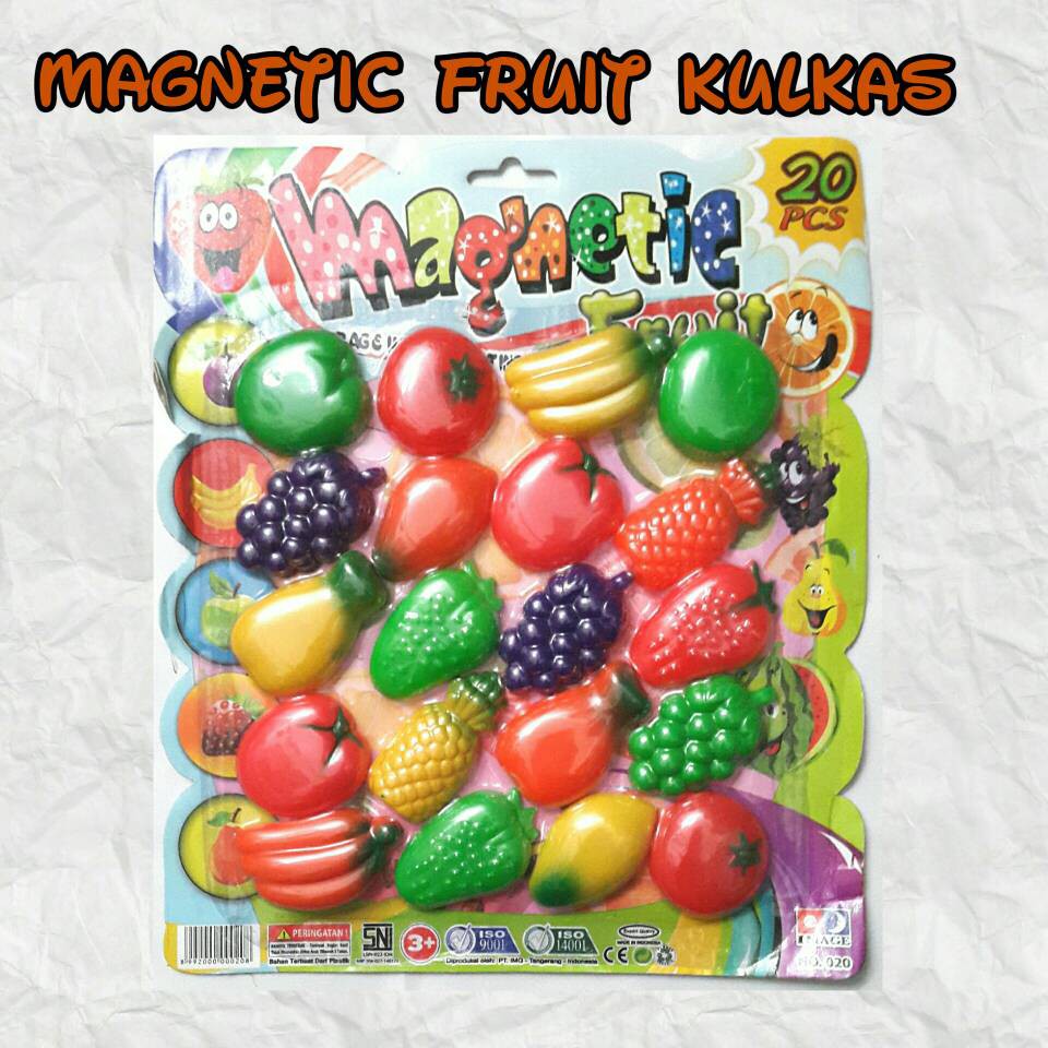 Jual Magnetic Kulkas / Tempelan Kulkas Fruit 20 pcs | Shopee Indonesia