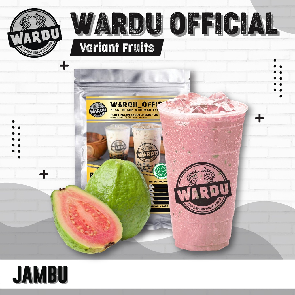 Jual Bubuk minuman rasa JAMBU 1kg / JAMBU Powder Drink 1kg / Powder ...