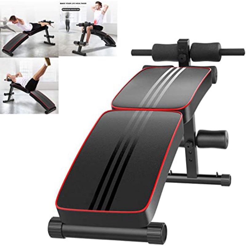 Jual Alat fitness sit up bench 2 in 1 adjustable kursi situp | Shopee ...