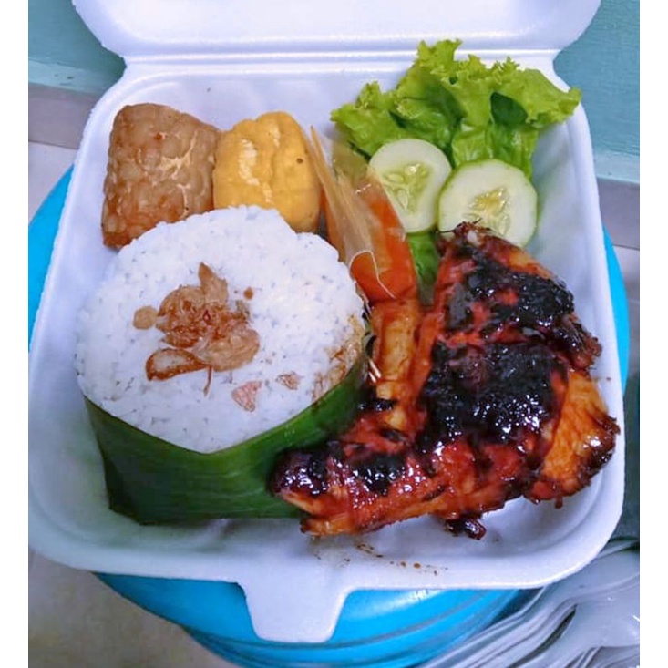 Jual TERLARIS PAKET NASI AYAM BAKAR / JUM'AT BERKAH / HALAL HIGENIS MURAH UENAAAK | Shopee Indonesia