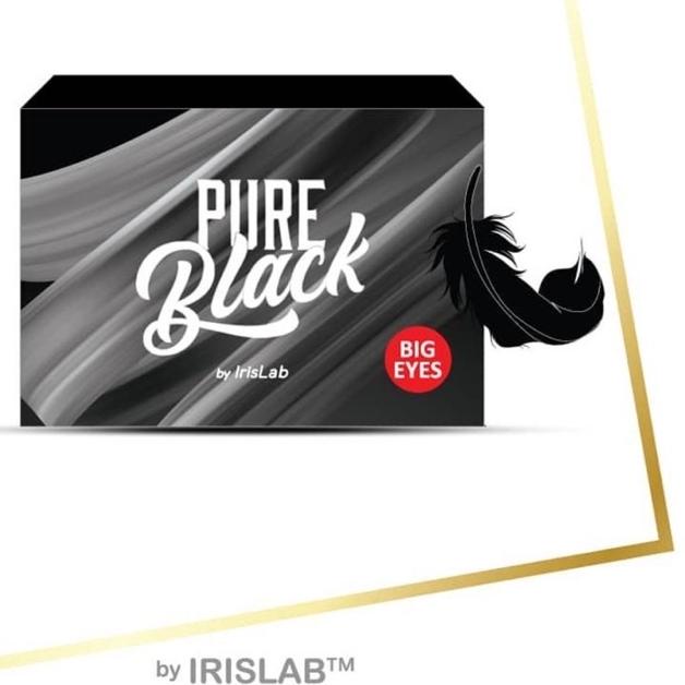 Jual Softlens Pure Black Big Eyes 16MM Normal By Irislab / Soflen Pure ...