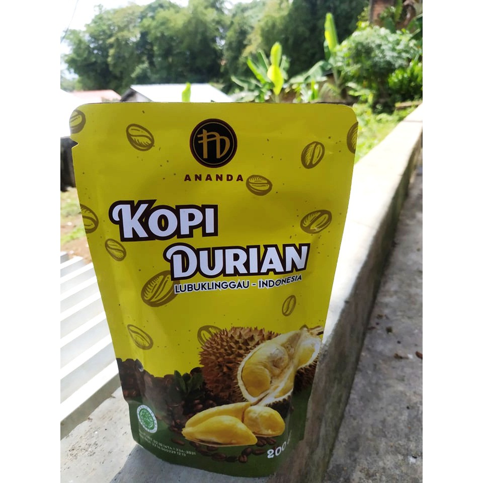 Jual Coffee Durian Kopi Durian Kemasan 200g Kopi Asli Sumatera | Shopee ...
