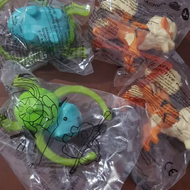 Jual Bulbasaur Arcanine - Pokemon Pikachu Movie - Burger King Happy ...