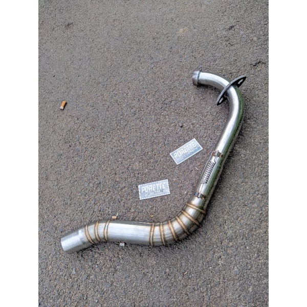 Jual Leher Header Pipa Knalpot Racing Yamaha Mio Sporty Mio Soul Inlet ...