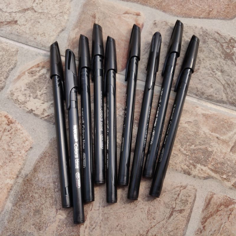 Jual PULPEN RADDAR ISI 1 PCS / BALL-POINT PEN HITAM / TINTA HITAM ...