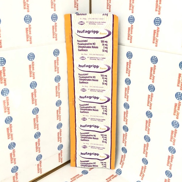 Jual Hufagrip Forte Isi 10 Tablet - obat batuk pilek | Shopee Indonesia