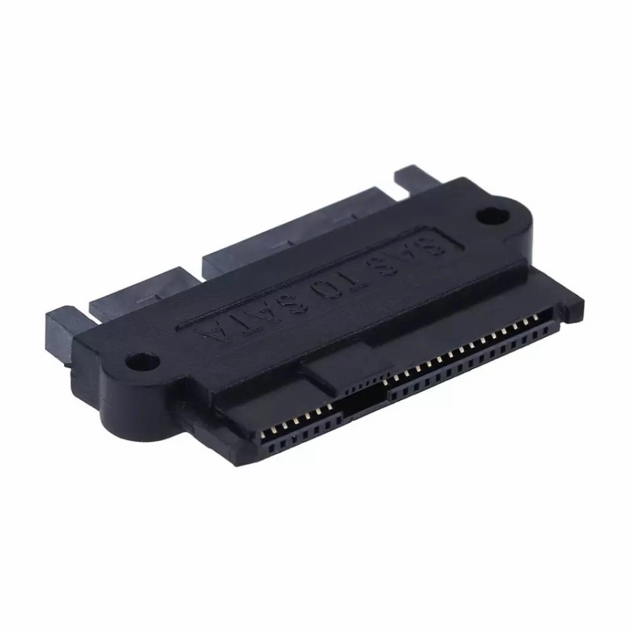 Jual Sas 29 pin female to sata male 22 pin adapter converter for hard ...