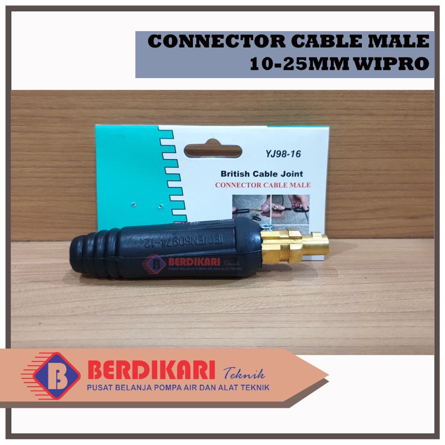 Jual Kabel konektor Male Connector Las 10 - 25 mm Mesin Las | Shopee ...