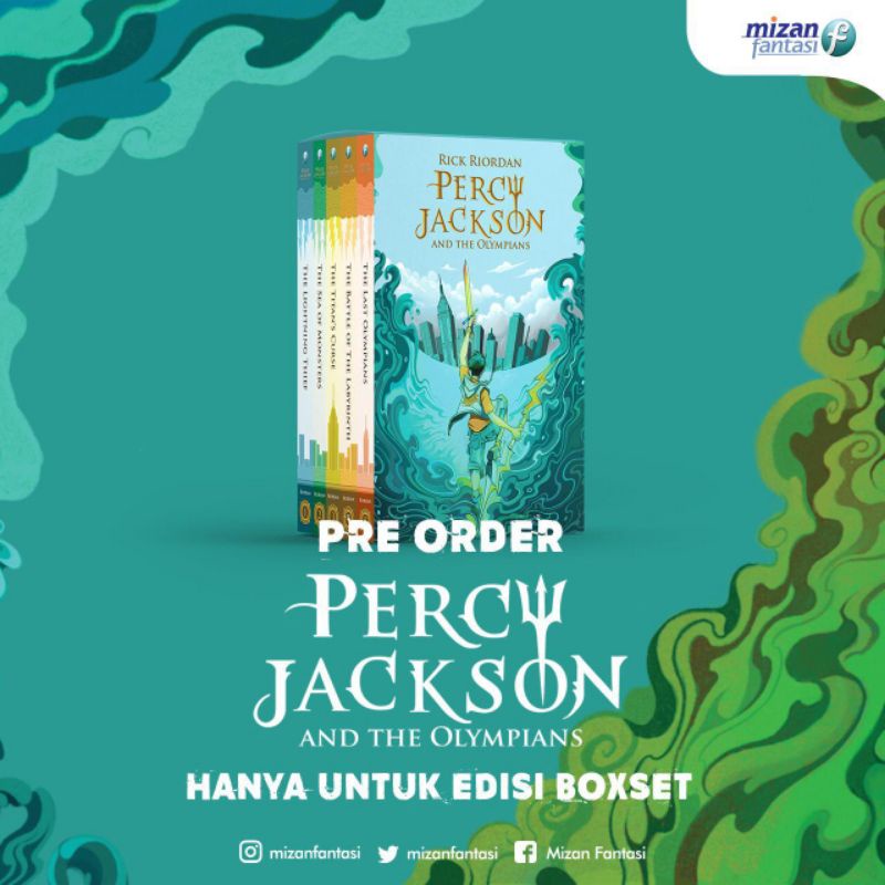 Jual Boxset Percy Jackson 1-5 By Rick Riordan | Shopee Indonesia