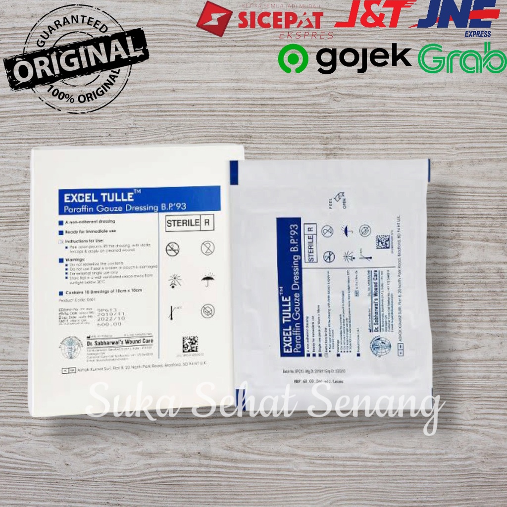 Jual Excel tulle paraffin gauze dressing harga satuan | Shopee Indonesia