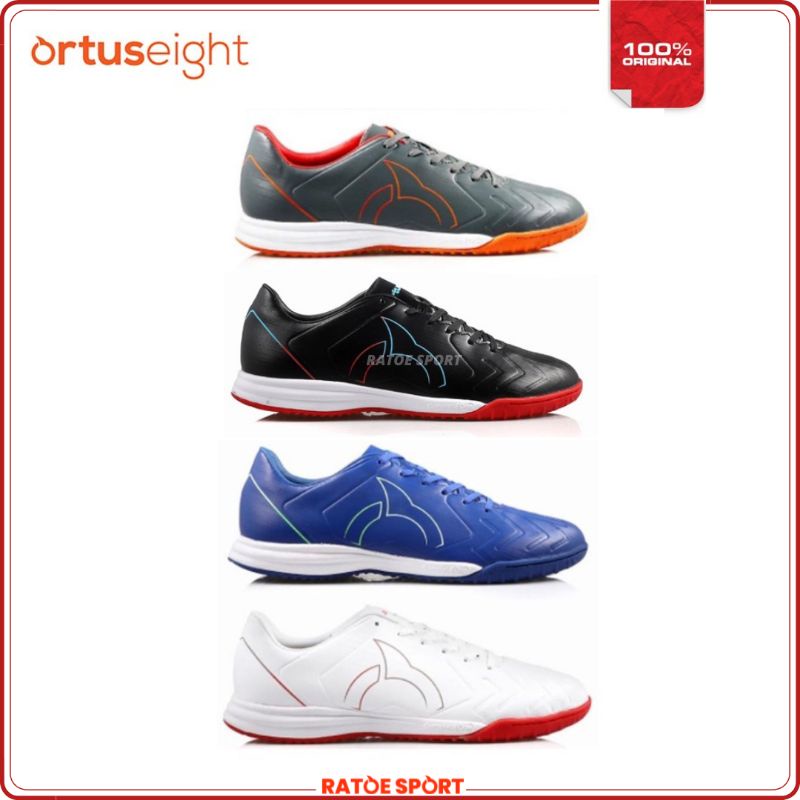 Jual Sepatu Futsal Ortuseight Forte Orochi in White Ortred - Blue - Dark Grey Original | Shopee ...