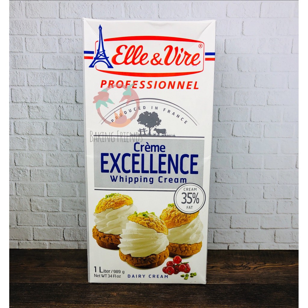 Jual ELLE & VIRE CREME EXCELLENCE WHIPPING CREAM 1 LTR | Shopee Indonesia