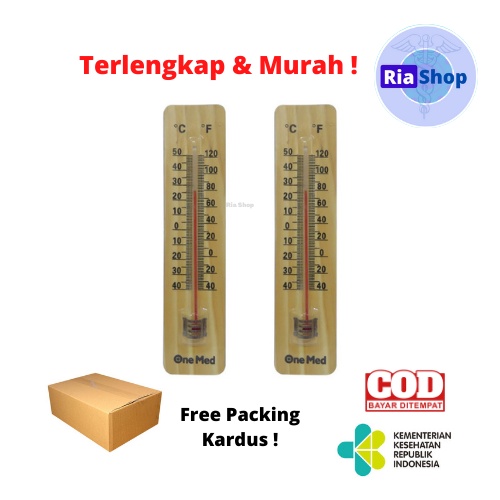 Jual THERMOMETER RUANG KAYU ONEMED & GEA - ALAT PENGUKUR SUHU RUANGAN ...
