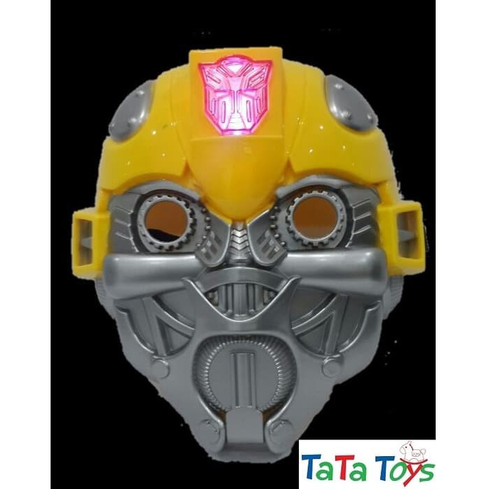 Jual Topeng BumbleBee Transformers dengan Lampu LED - Bumble Bee Mask ...