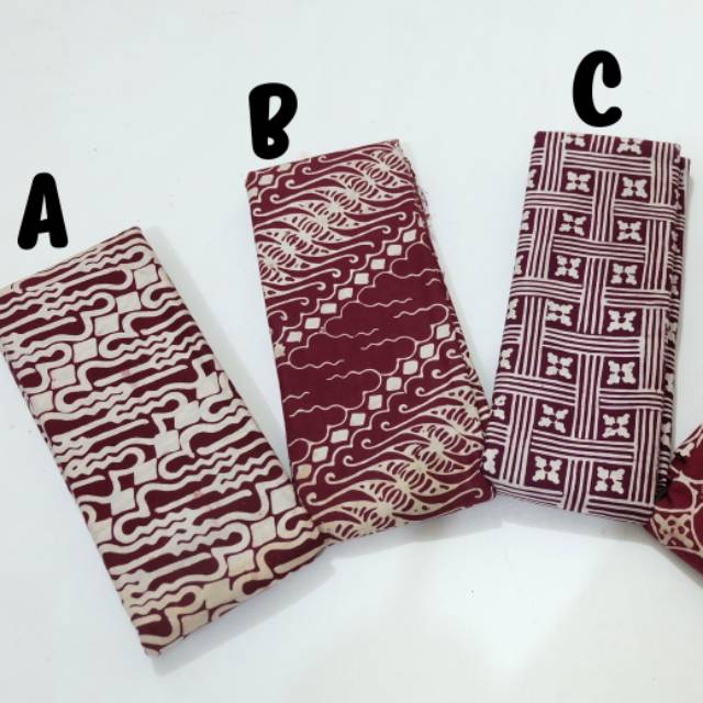 Jual Batik cap garutan (maroon) | Shopee Indonesia
