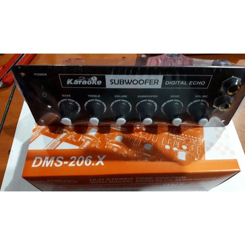 Jual DMS-206X PANEL, KIT TONE CONTROL STEREO PARAMETRIC SUBWOOFER ECHO ...
