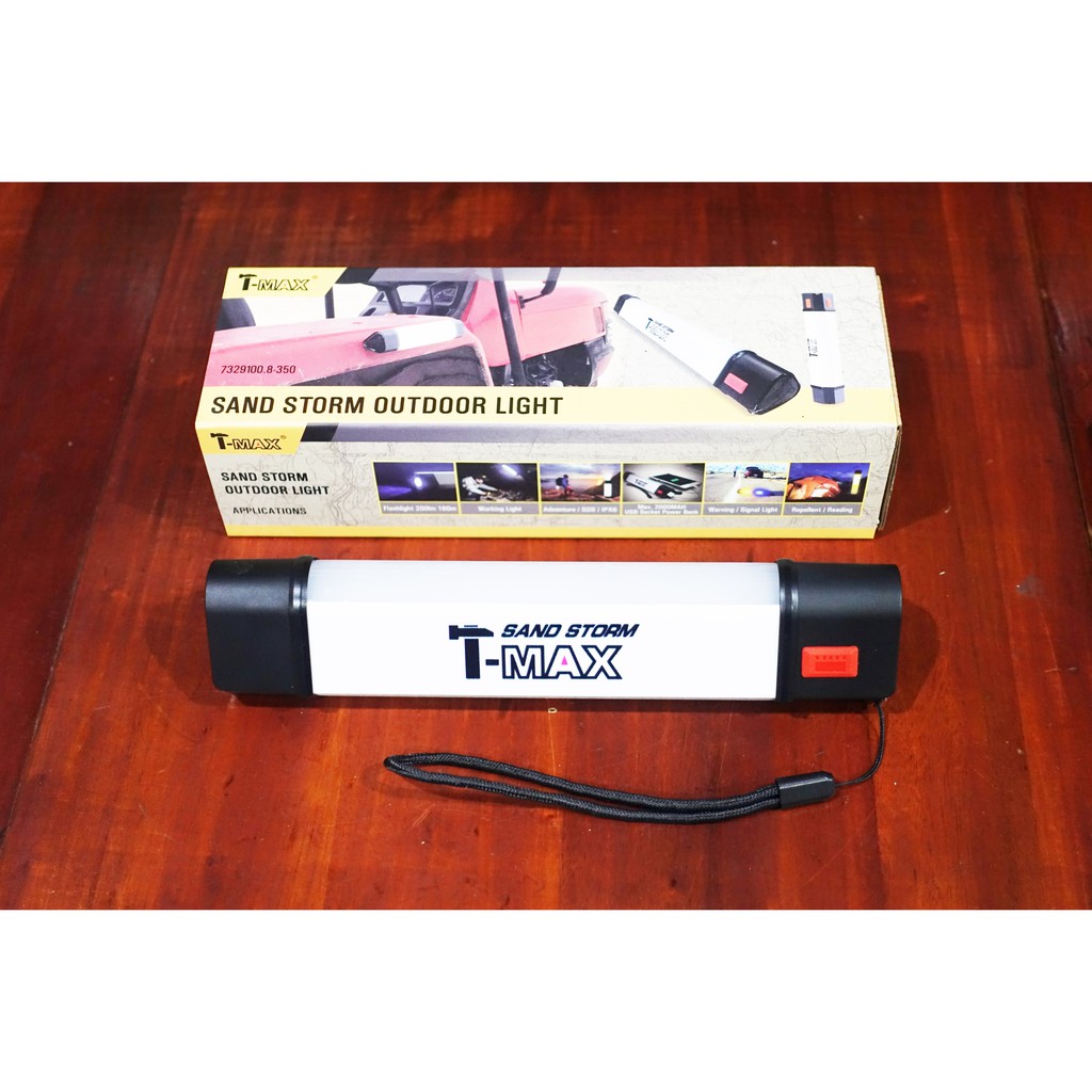 Jual T-MAX Outdoor Light Senter Power Bank 2000 mAH Lampu Camping ...