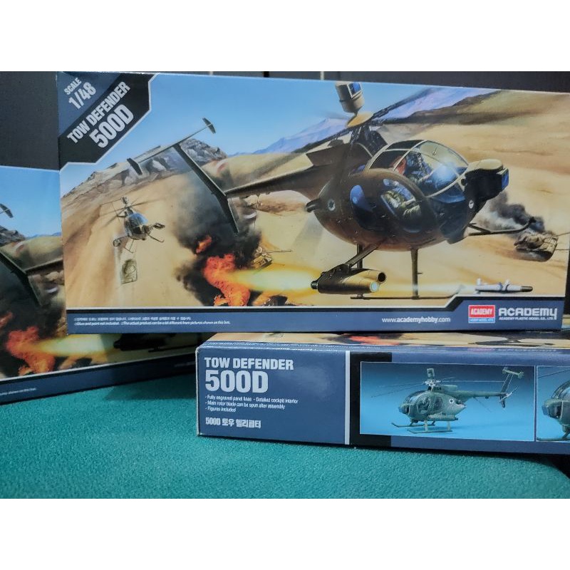 Jual miniatur Helikopter Anti tank militer Academy TOW DEFENDER 500D 1/ ...