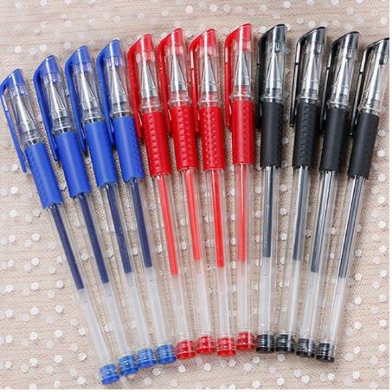Jual Pulpen/bulpen/ballpoint/pena Gel Ink 0.5 hitam,biru,merah (1 PCS ...