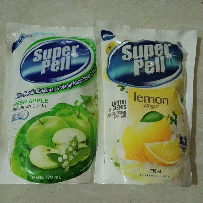 Jual Super Pell Pembersih dan Pewangi lantai 770 ml | Shopee Indonesia