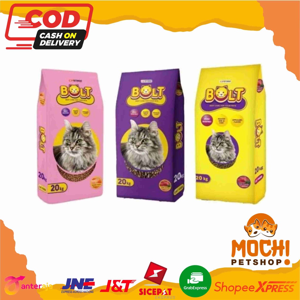 Jual BOLT CAT FOOD 800gr Repack Makanan Untuk Semua Jenis Kucing Dry ...