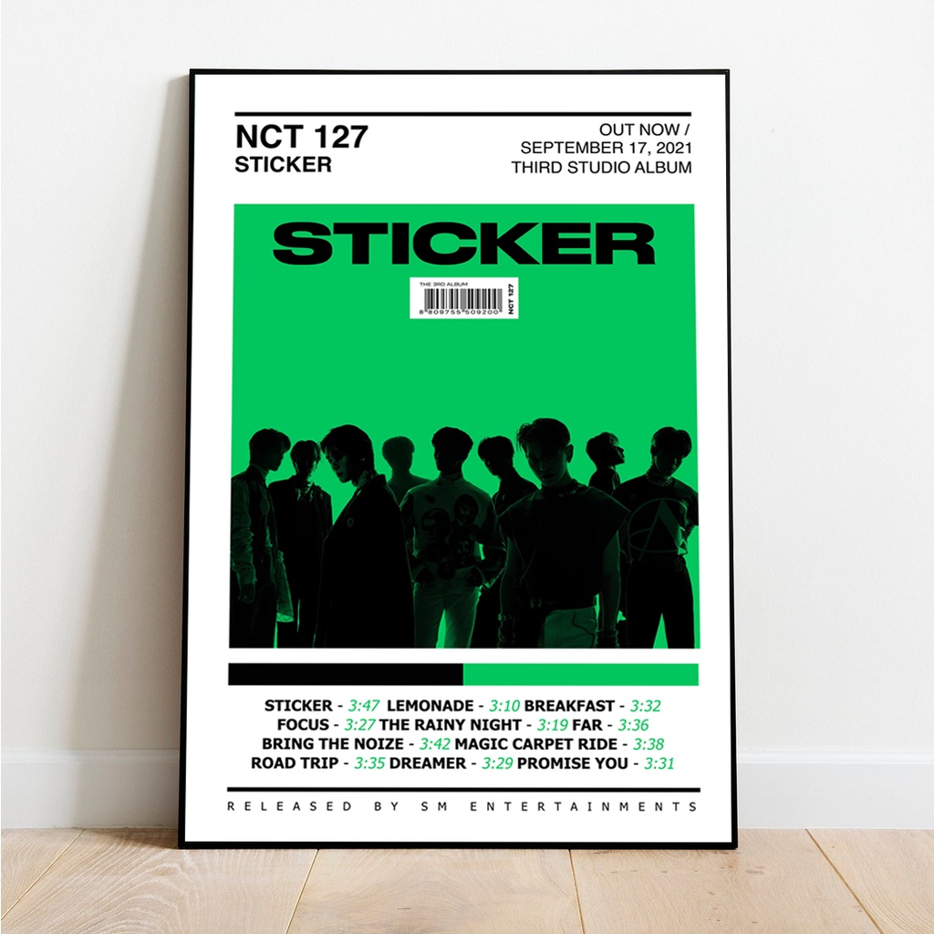 Jual Wall Decor NCT 127 Sticker - Hiasan Dinding KPOP NCT Limited ...