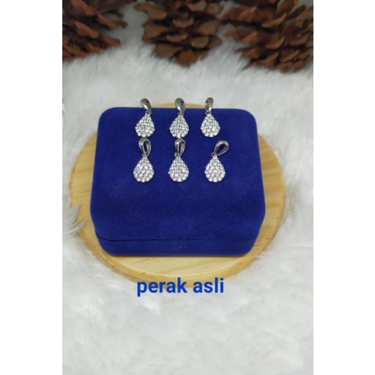 Jual Liontin Oval mata2, Perak 925, Sepuh Emas Putih | Shopee Indonesia
