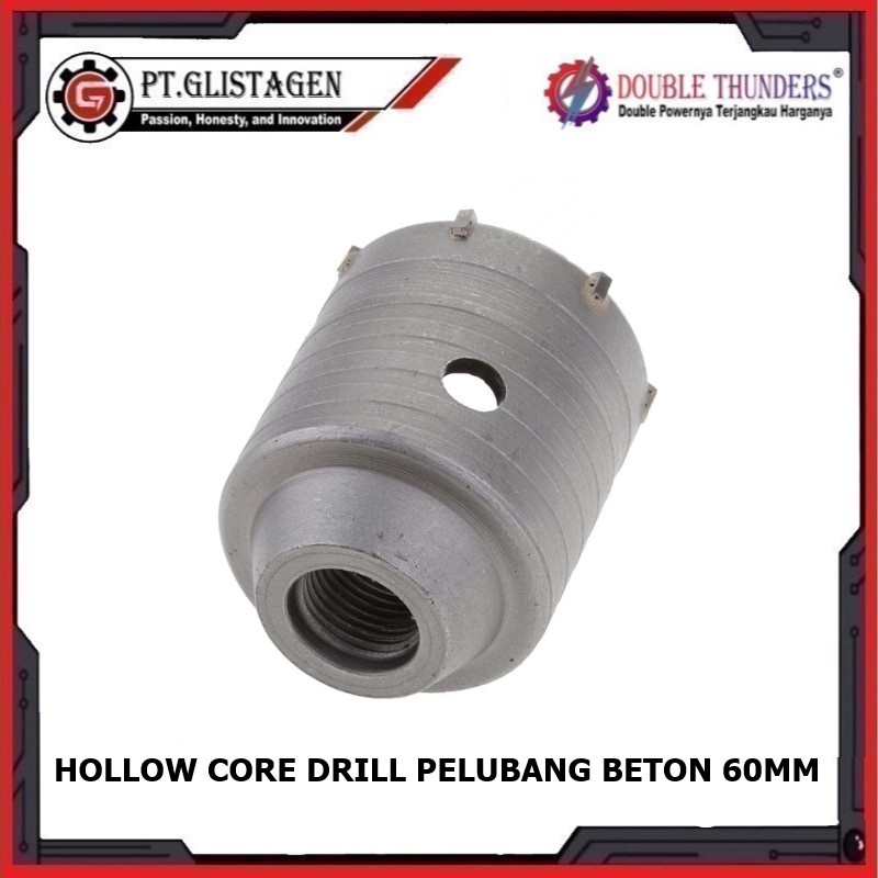 Jual Hollow Core Drill Bit 60mm Pelubang Tembok Beton 60 MM | Shopee ...