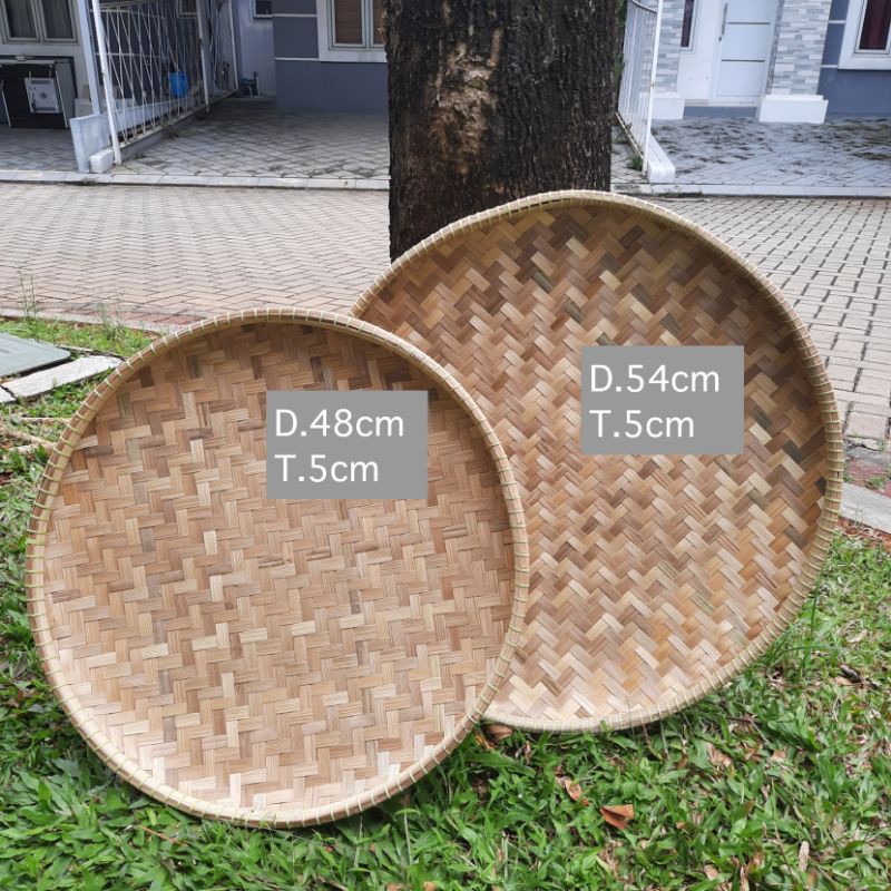 Jual Tampah Bambu / Nampan Bambu / Tampah Tumpeng | Shopee Indonesia
