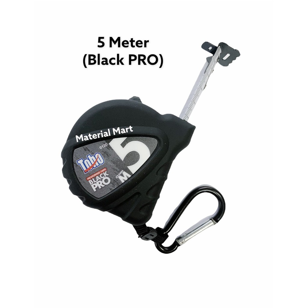 Jual Meteran Toho 5m BLACK PRO (ORI) 5 Meter | Alat Ukur Plat 5 m Hitam ...