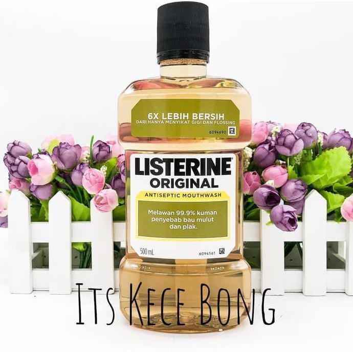 Jual Listerine Original Antiseptic obat kumur-kumur Liserin kuning ...