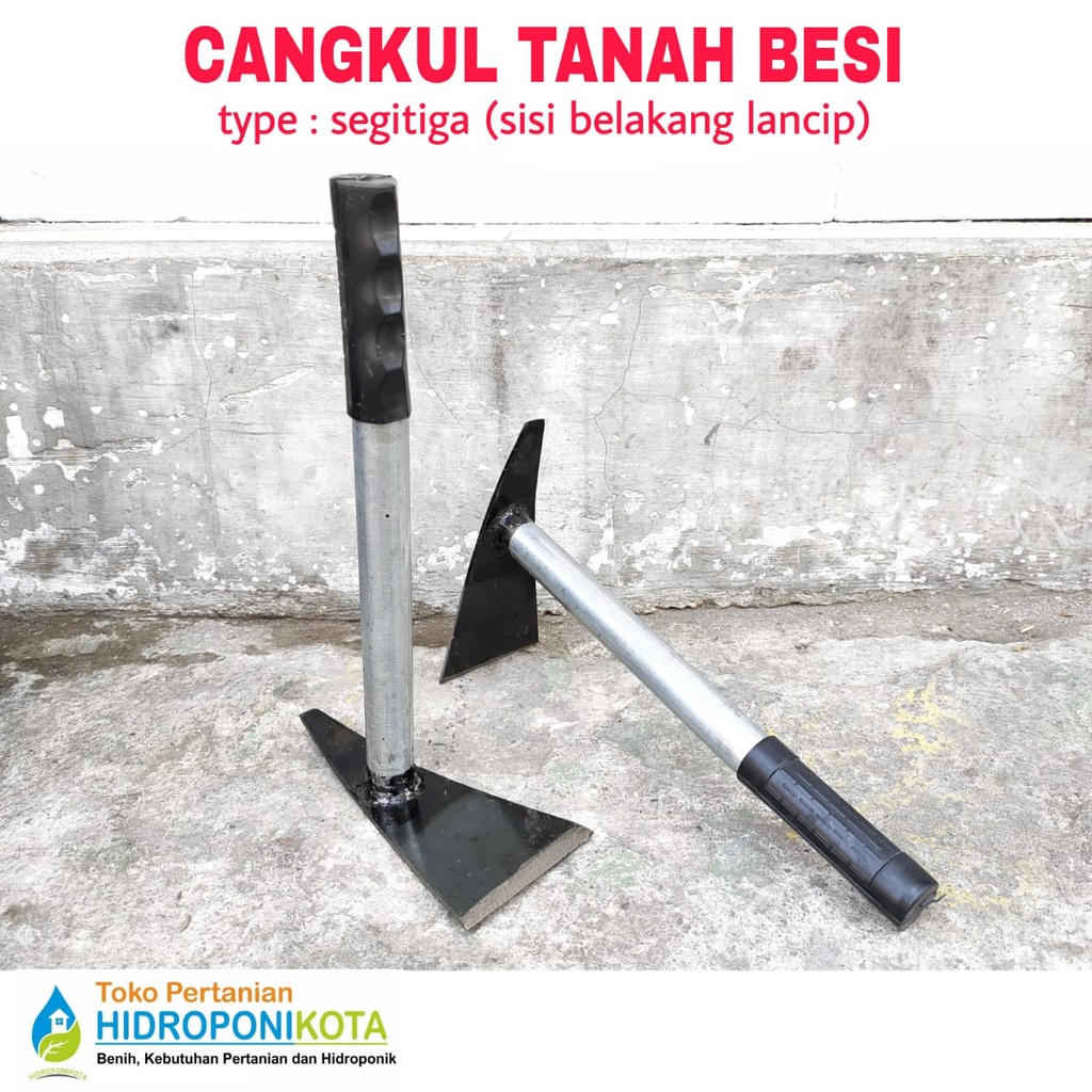 Jual BS - Cangkul Tanah Besi Segi 3 | Shopee Indonesia